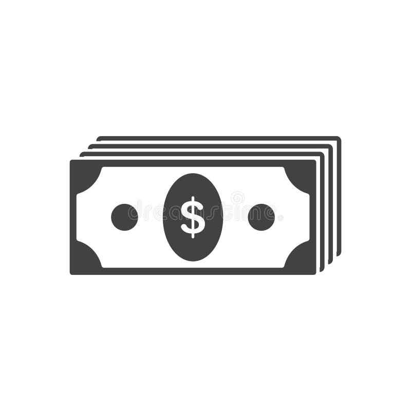Stack 100 dollar bills stock illustration. Illustration of buck - 52659248