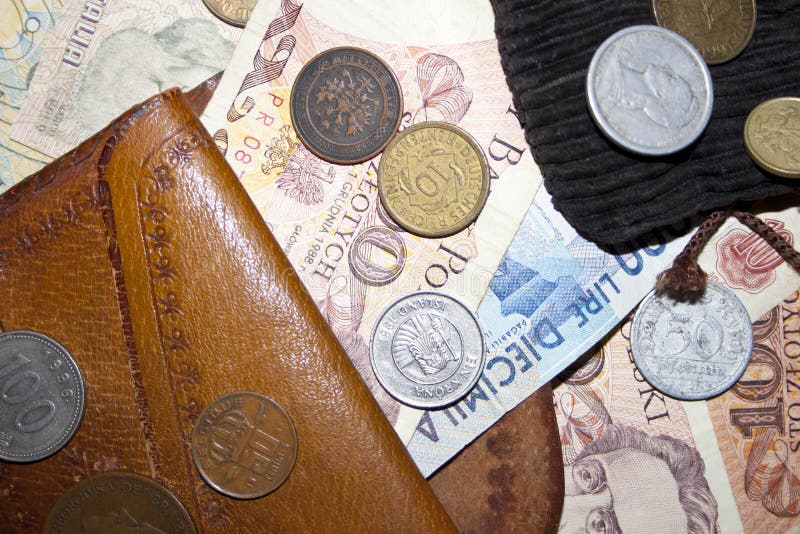 Banknotes and coins stock image. Image of coins, note - 22830181