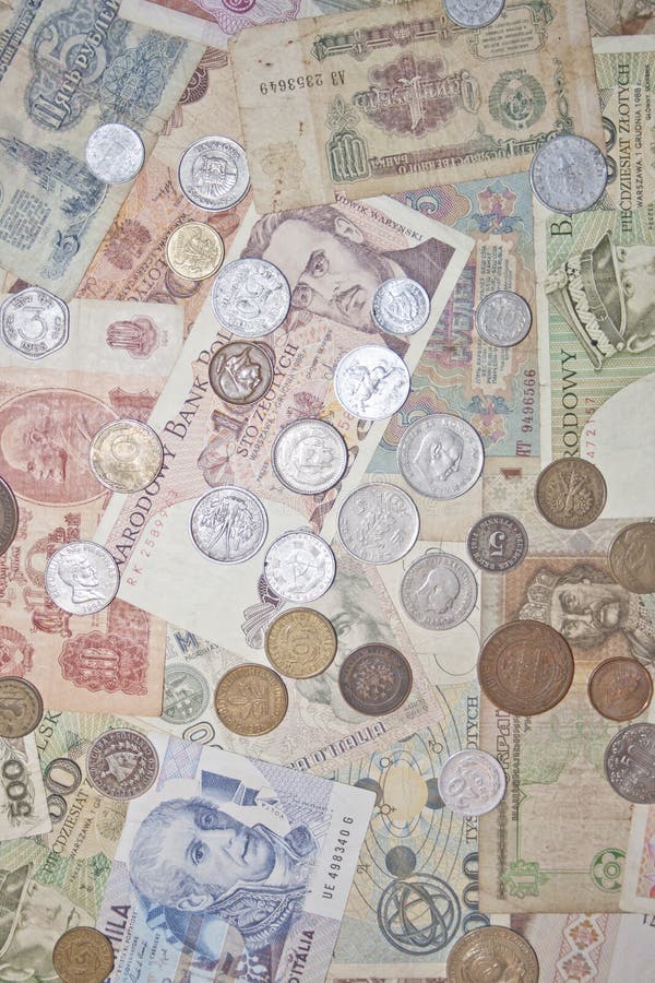 Banknotes and coins stock image. Image of coins, note - 22830181