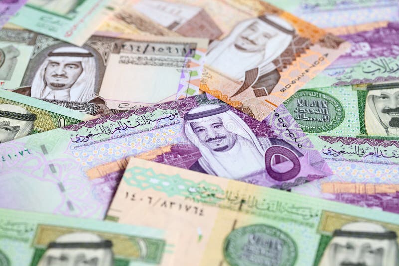 Banknotes stock image. Image of gulf, arabia, market - 130684201