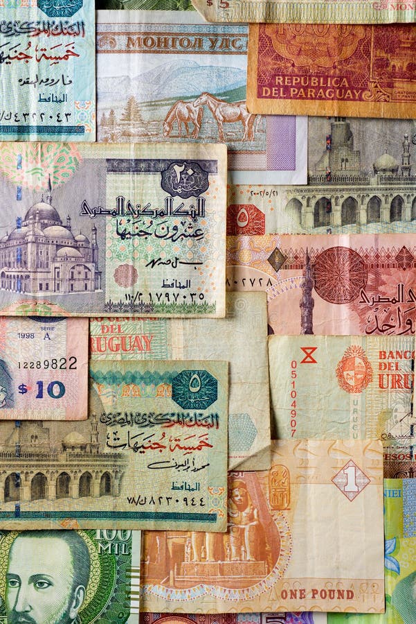 Banknotes of Countries of the World Stock Photo - Image of ...