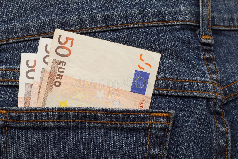 Euro Jeans stock image. Image of cash, financial, jeans - 35480017