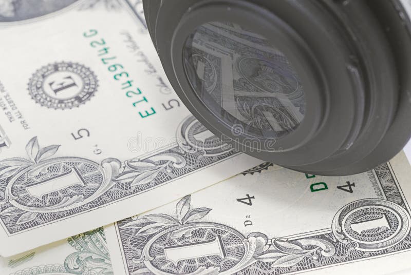 Banknotes And Lens Picture. Image: 6653168