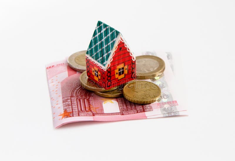 Banknotes money house stock photo. Image of document - 52250344