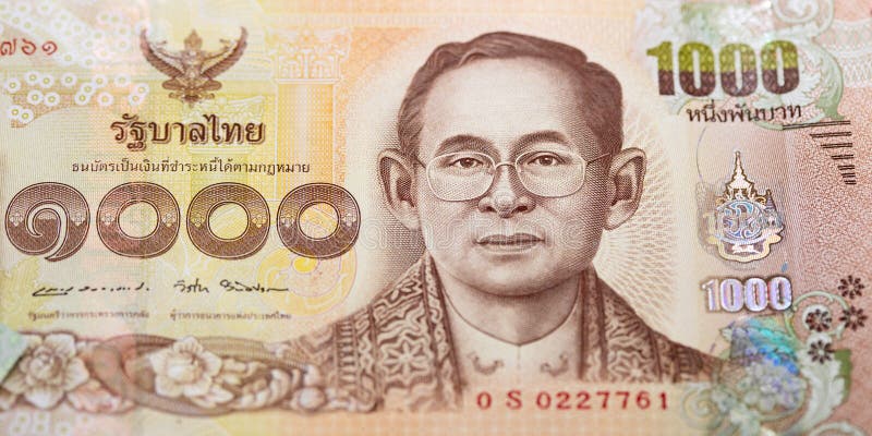 Banknotes of Thailand stock photo. Image of money, bank - 220033552