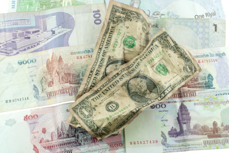 Banknotes stock photo. Image of money, cost, falling - 46293216