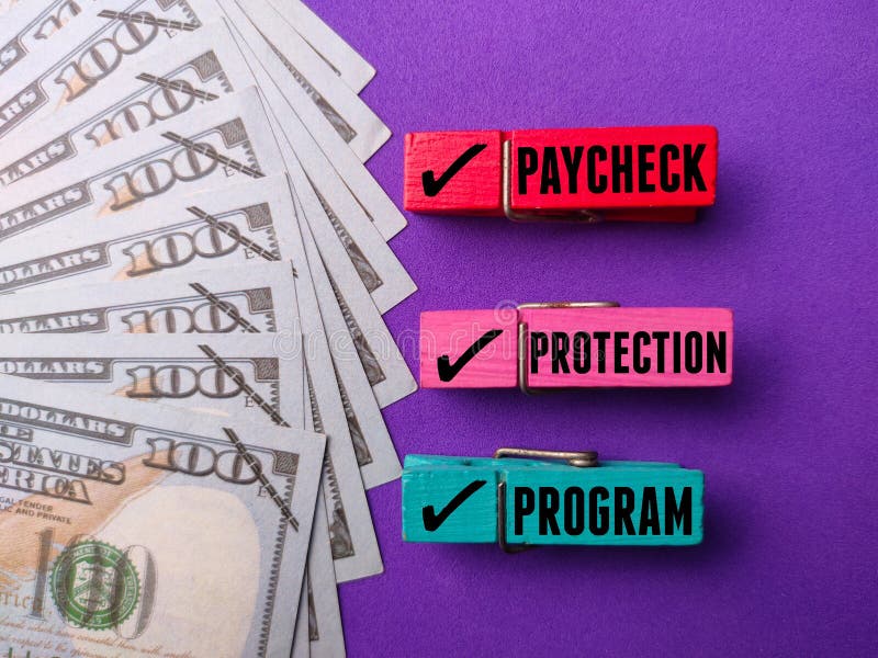 Banknotes with the Word PAYCHECK PROTECTION PROGRAM Stock Photo - Image ...