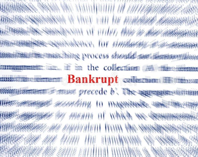 Bankrupt stock image. Image of seize, word, money, creditcard - 16368185