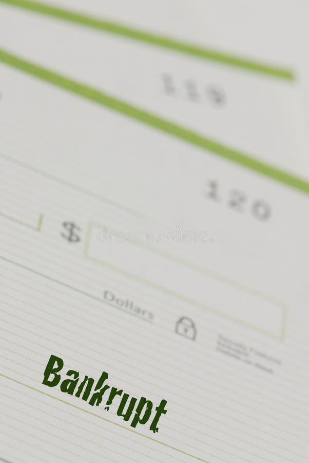 Bankrupt stock photo. Image of insolvent, bills, broke - 8550334