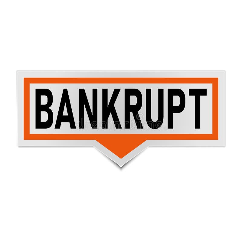 Bankrupt Label Stock Illustrations – 783 Bankrupt Label Stock ...