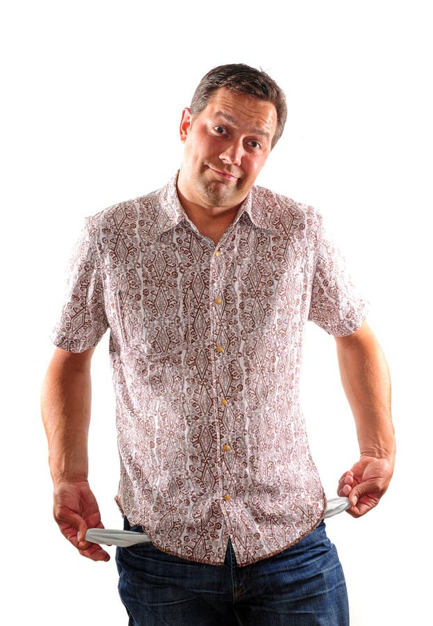 A bankrupt young man stock photo. Image of head, poverty - 25103812