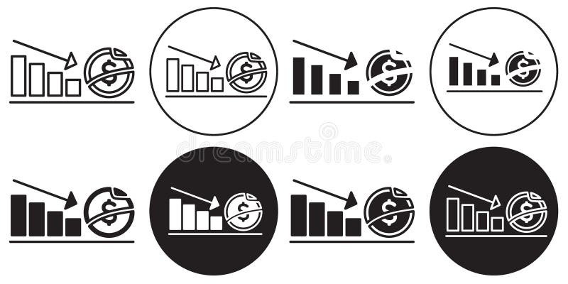 Bankruptcy Icon Vector Set Collection for Web Stock Vector ...