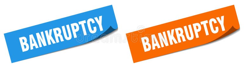 Bankruptcy Sticker Stock Illustrations – 822 Bankruptcy Sticker Stock ...