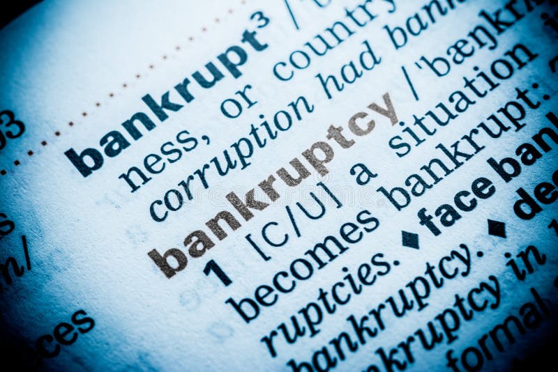 Bankruptcy sign stock image. Image of crisis, bankrupt - 19305993