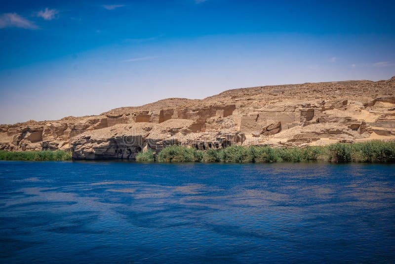 Mythical River of the Country of the Pharaohs in Egypt Stock Photo ...