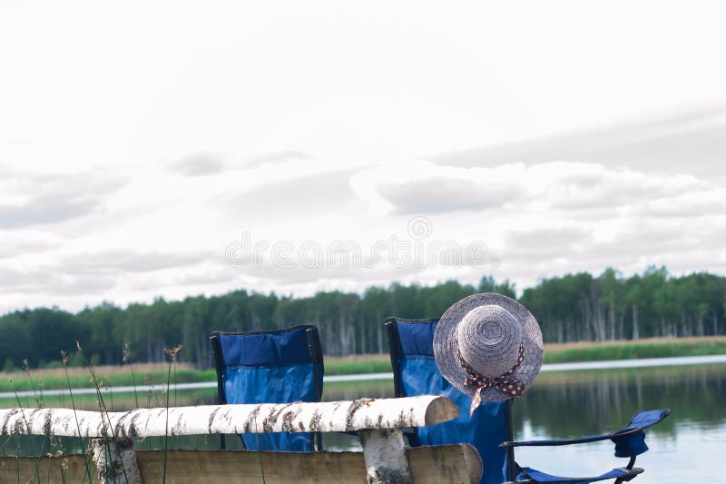 On the Banks of the River Items Stock Image - Image of horizontal ...