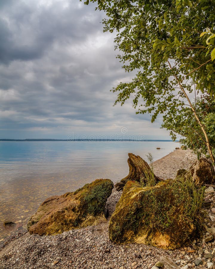 On the Banks of the Volga River Stock Photo - Image of weather, water ...