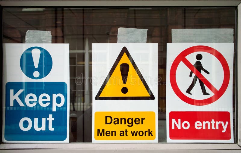 Banned stock photo. Image of danger, stop, inform, business - 5134958