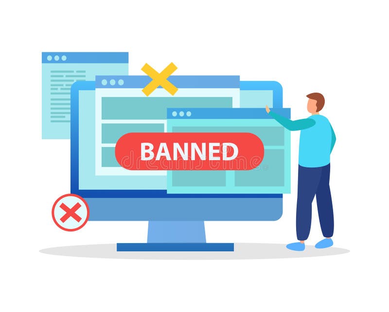 Banned Messages Stock Illustrations – 35 Banned Messages Stock ...