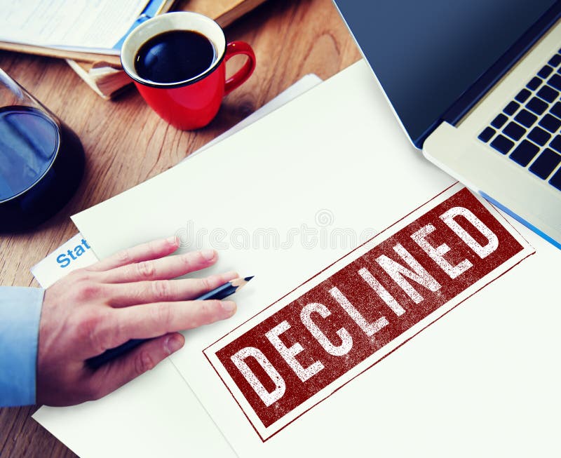 Declined stock image. Image of declined, papers, finance - 1208737