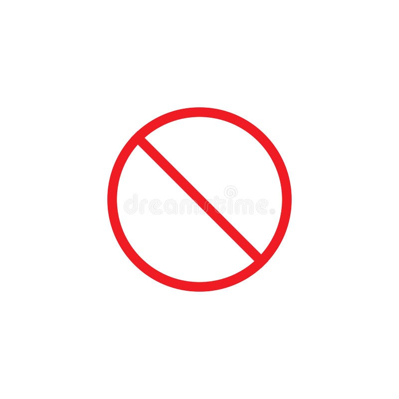 Banned Logo Vector Iluustration Design Template Stock Vector ...