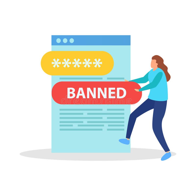 Banned Messages Stock Illustrations – 35 Banned Messages Stock ...