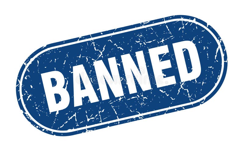 Banned Sign Forbidden Stop Icon Stock Vector - Illustration of entry ...