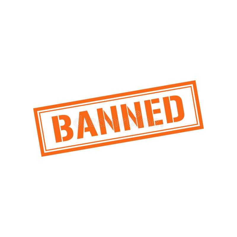 Banned Stamp, Banned Grunge Square Sign Stock Vector - Illustration of ...