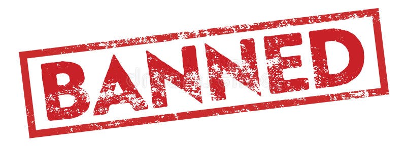 Banned Vintage Red Stamp Tag Banner Vector Stock Illustration ... Banned Vintage Red Stamp Tag Banner Vector Stock Illustration ...