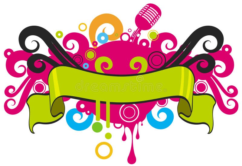 Funky banner stock vector. Illustration of sunlight, wallpaper - 11686887