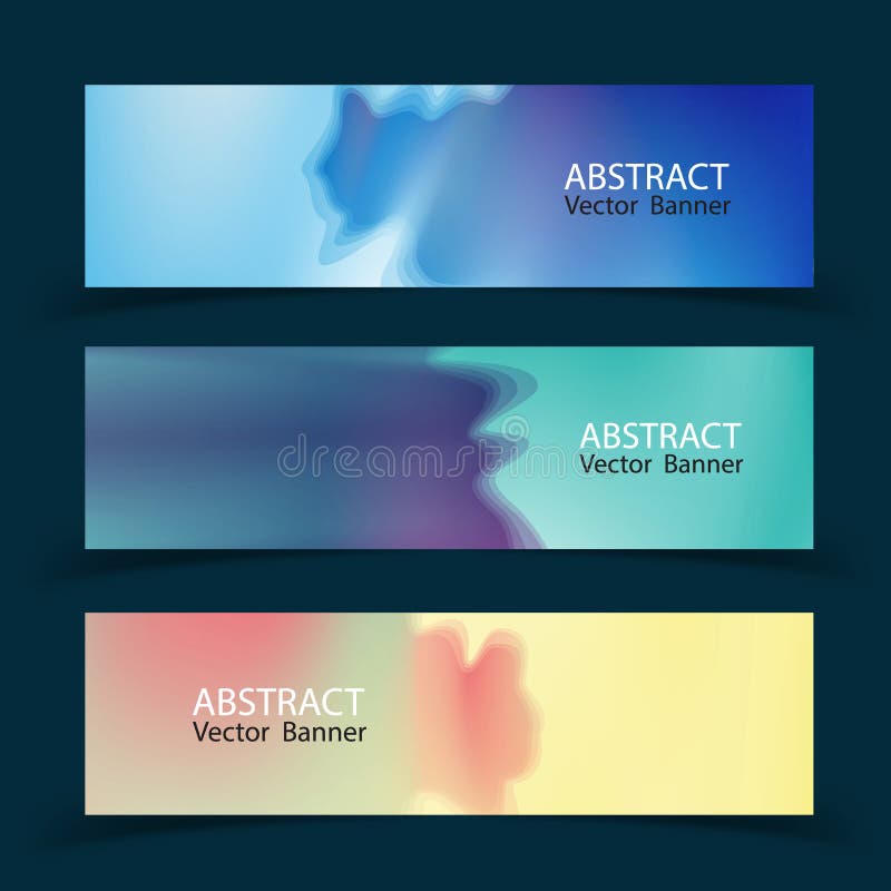 Banner Abstract Dynamic.Contour Line.Vector Illustration. Design ...