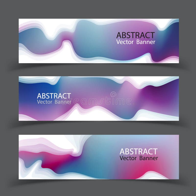 Banner Abstract Dynamic.Contour Line.Vector Illustration. Design ...