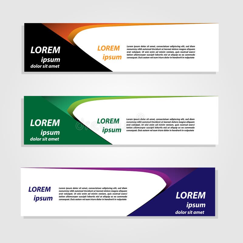 Banner Background Design Vector with Elegant and Simple Style with ...