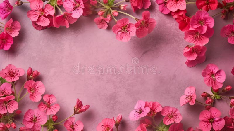 Geranium Border Stock Illustrations – 441 Geranium Border Stock ...