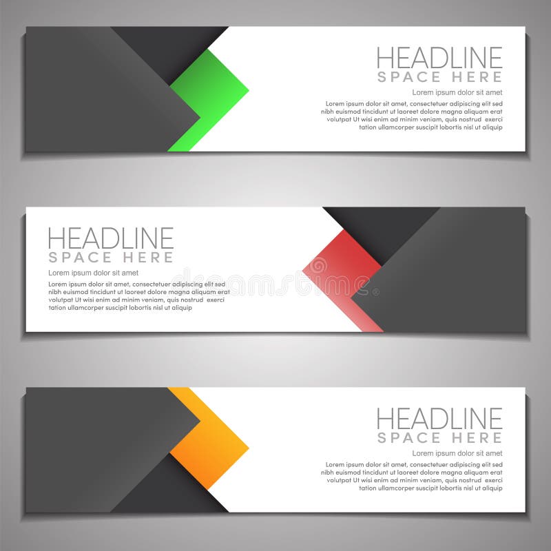 Banner Background Modern Company Business Header Footer Template Design ...