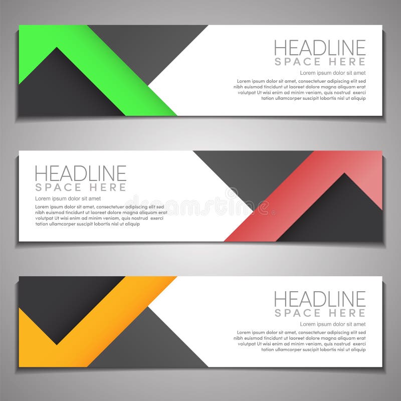 Banner Background Modern Company Business Header Footer Template Design ...