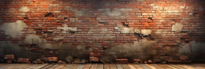 Banner. Background, Texture, Red Brick Wall and Floor. Background for ...