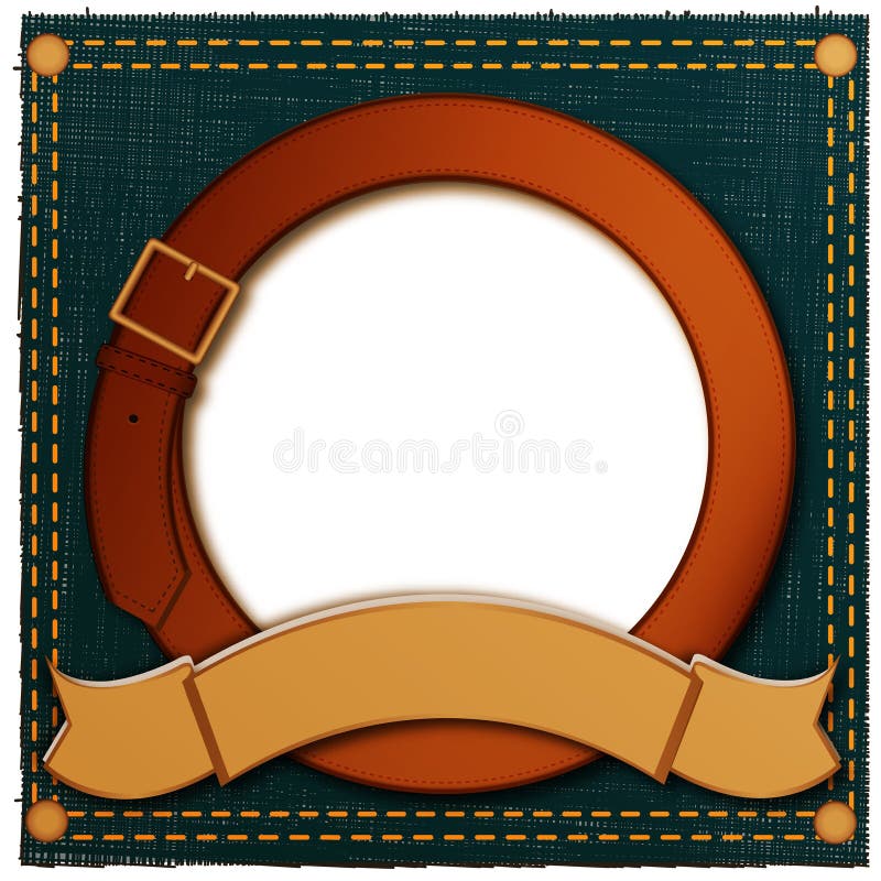 Banner and belt stock illustration. Illustration of cloth - 18053429