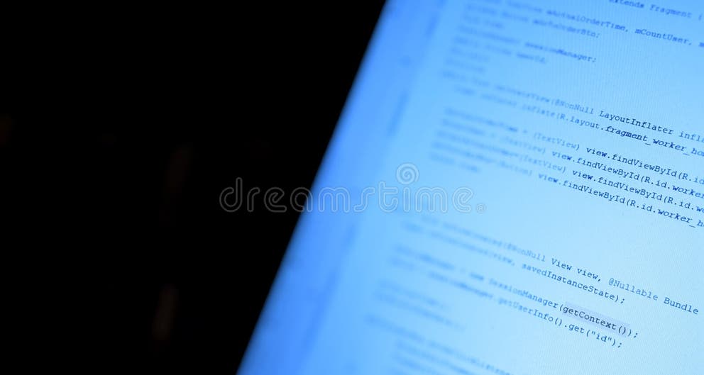 Banner with Black Space for Design and Your Text. Android Mobile Development. Application Source ...