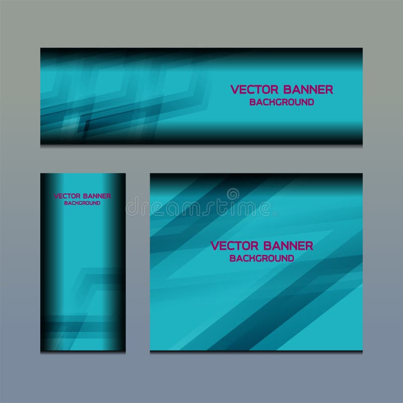 Banner Business Abstract Backgrounds Stock Vector - Illustration of ...