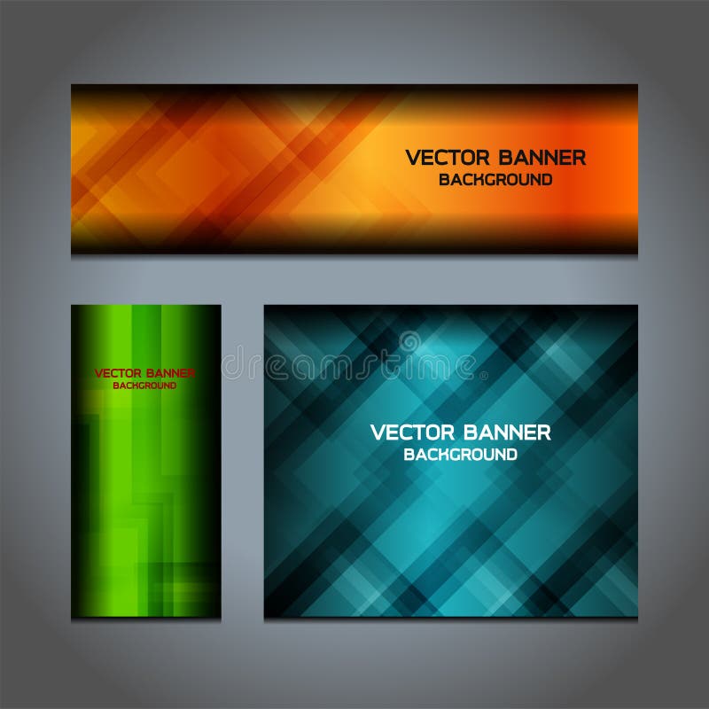 Banner Business Abstract Backgrounds Stock Vector - Illustration of ...