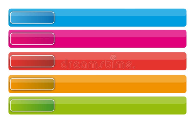 Banner buttons stock illustration. Illustration of button - 8863688