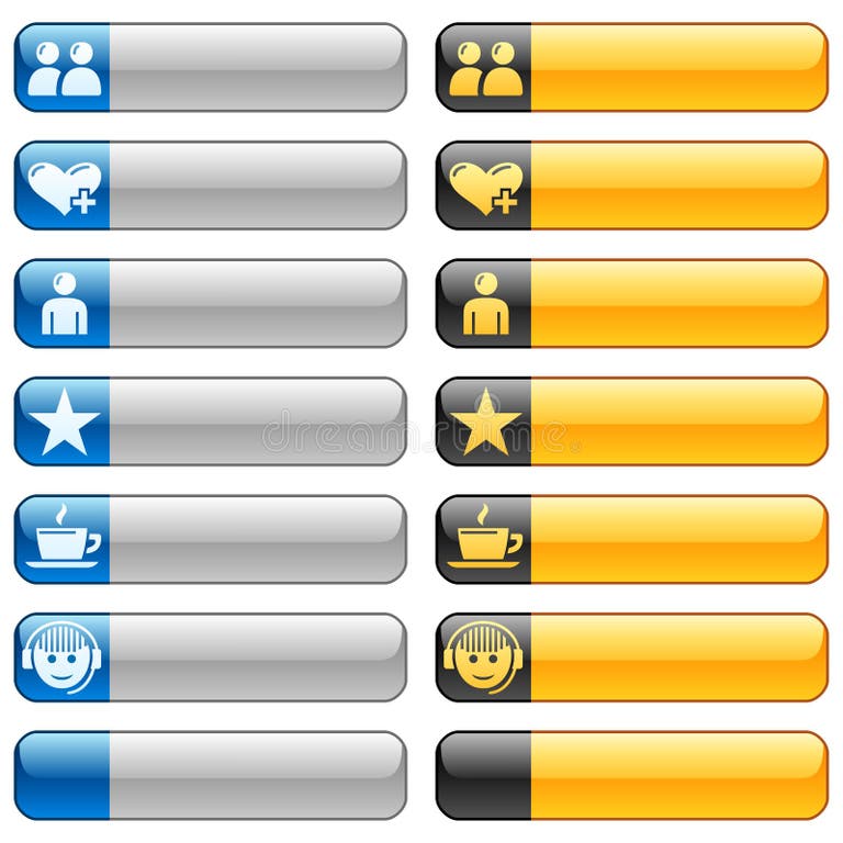 Banner Buttons Stock Illustrations – 67,606 Banner Buttons Stock ...