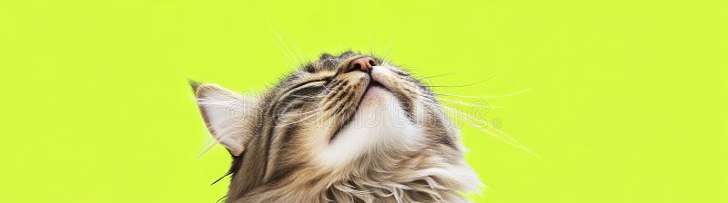 A Banner with a Cat - Web Header Template - Simple Design for a Website ...