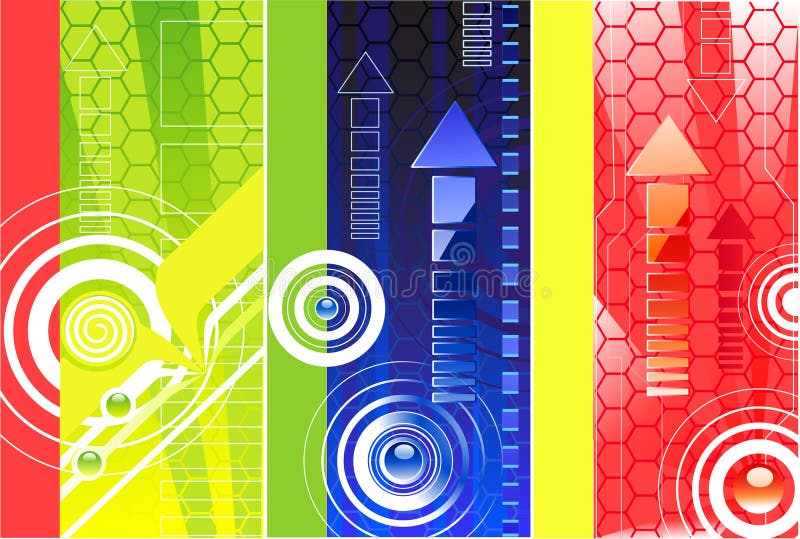 Banner with a Cellular Pattern Stock Vector - Illustration of ...