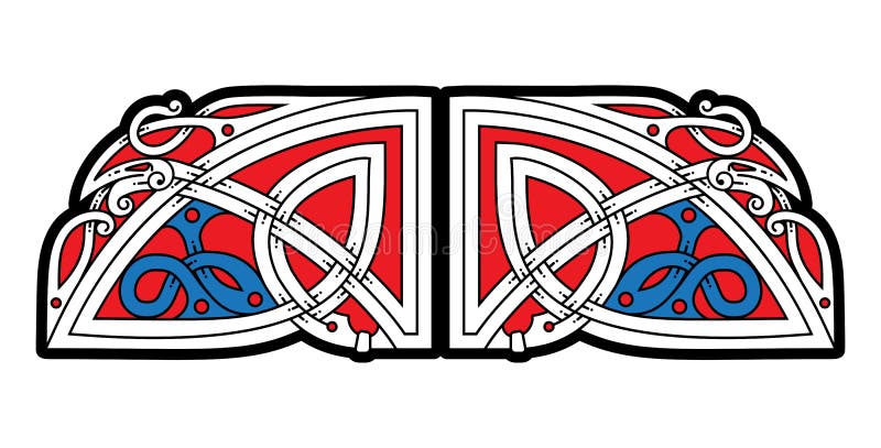 Banner in the Celtic Style. Stock Vector - Illustration of animalistic ...