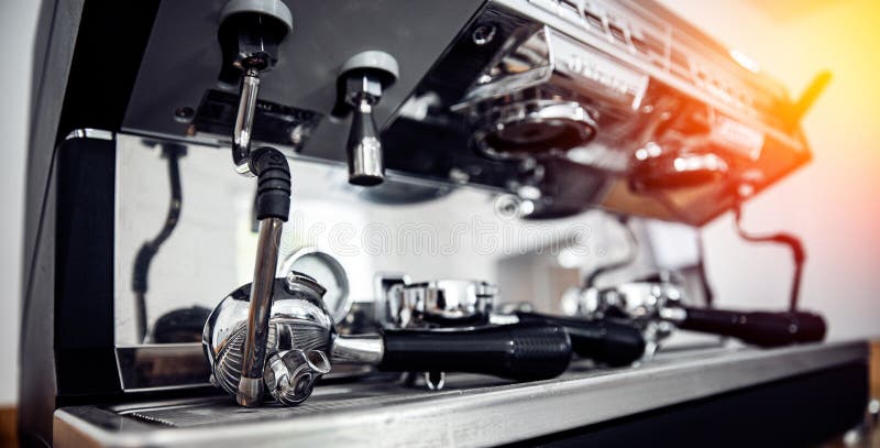 Banner Coffee Professional Espresso Machine Cleaning with Sunlight ...