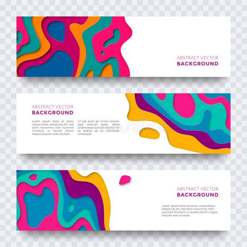 Banner Color Abstract Multi Gradient Color Vector Layers Effect Pattern ...