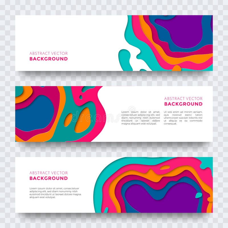 Banner Color Abstract Multi Gradient Color Vector Layers Effect Pattern ...