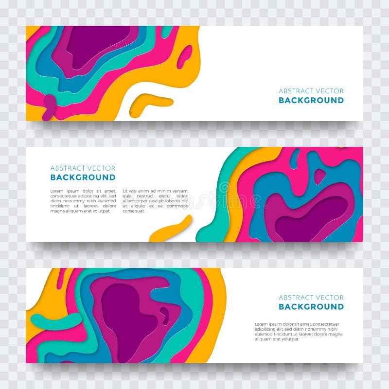 Banner Color Abstract Multi Gradient Color Vector Layers Effect Pattern ...
